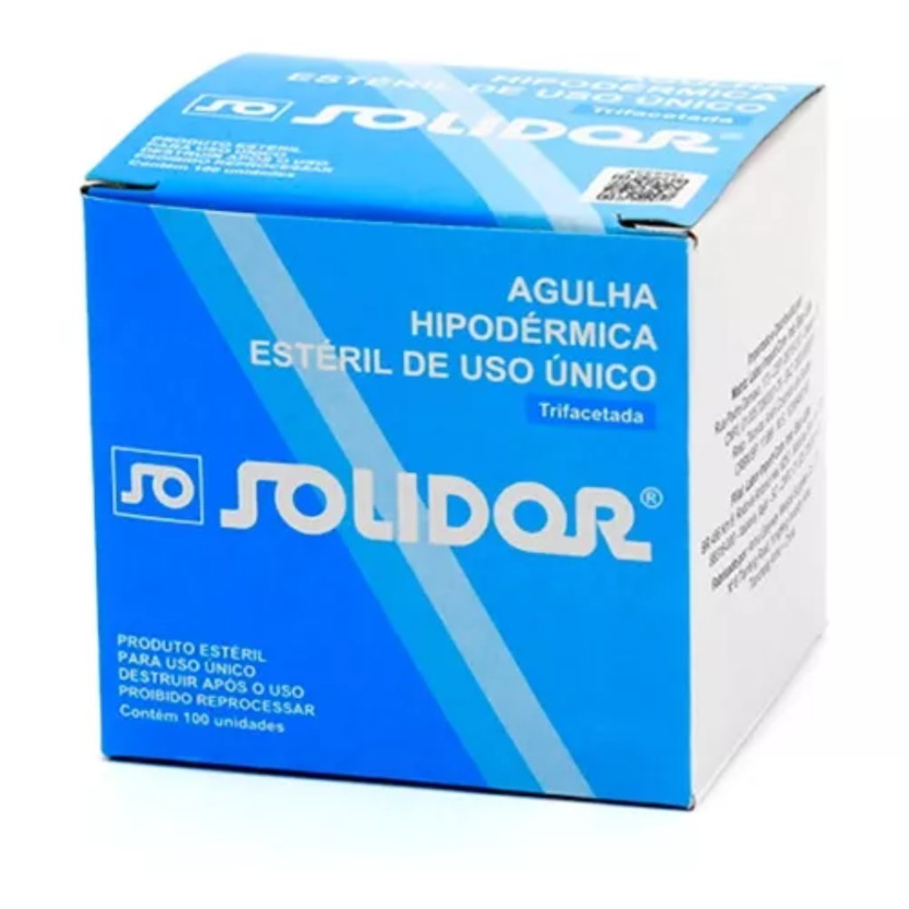 AGULHA 13X4,5 CX C/100 SOLIDOR - Consima